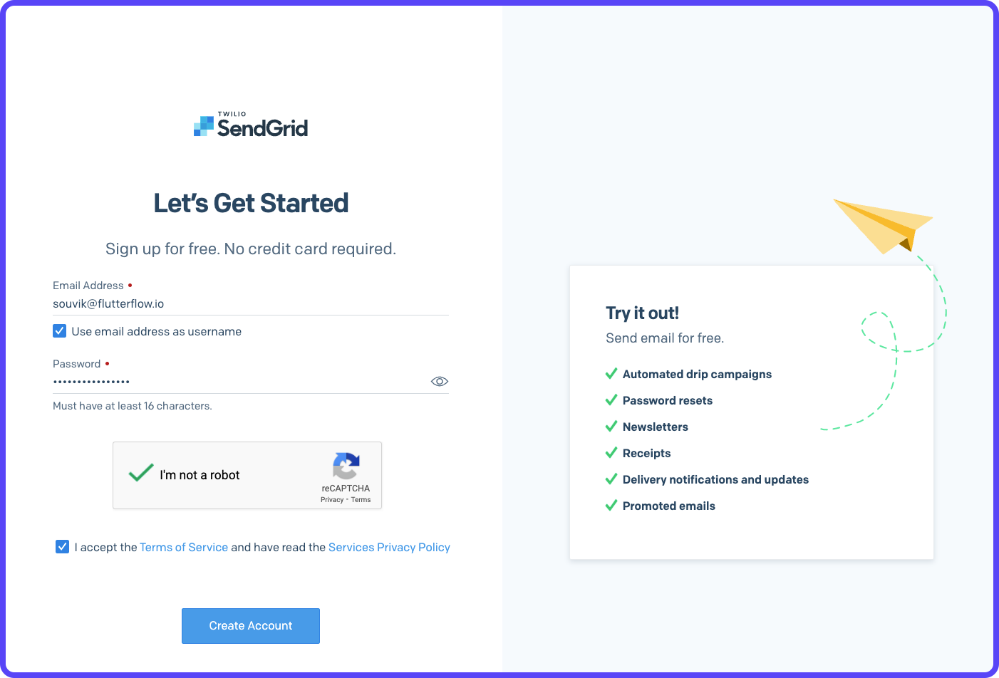 Sending an Email Using FlutterFlow and SendGrid