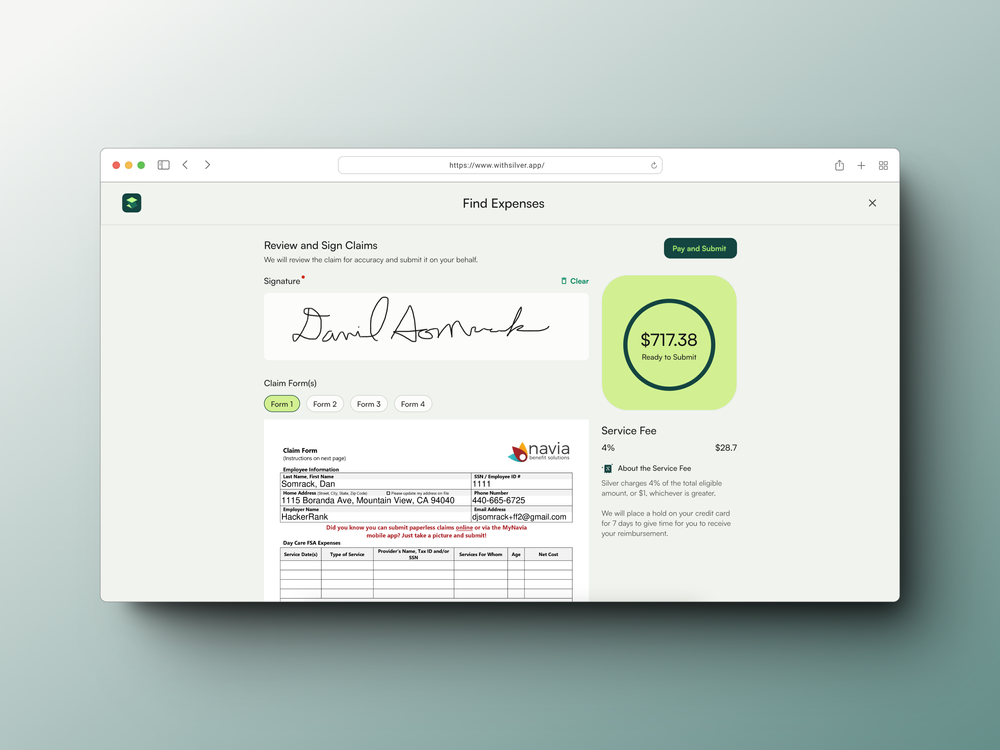 Silver: Revolutionizing FSA and HSA Claims with FlutterFlow