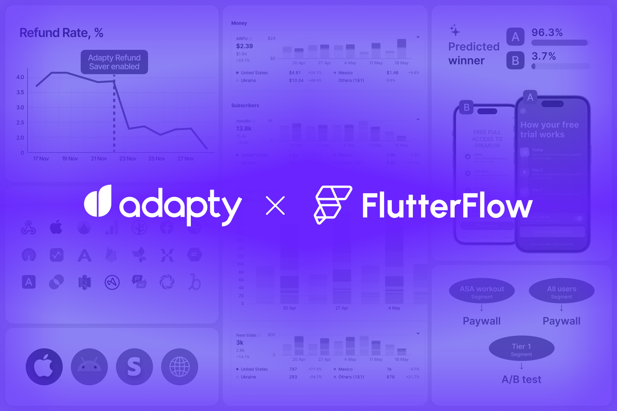 Using FlutterFlow Libraries to build Adapty FlutterFlow integration