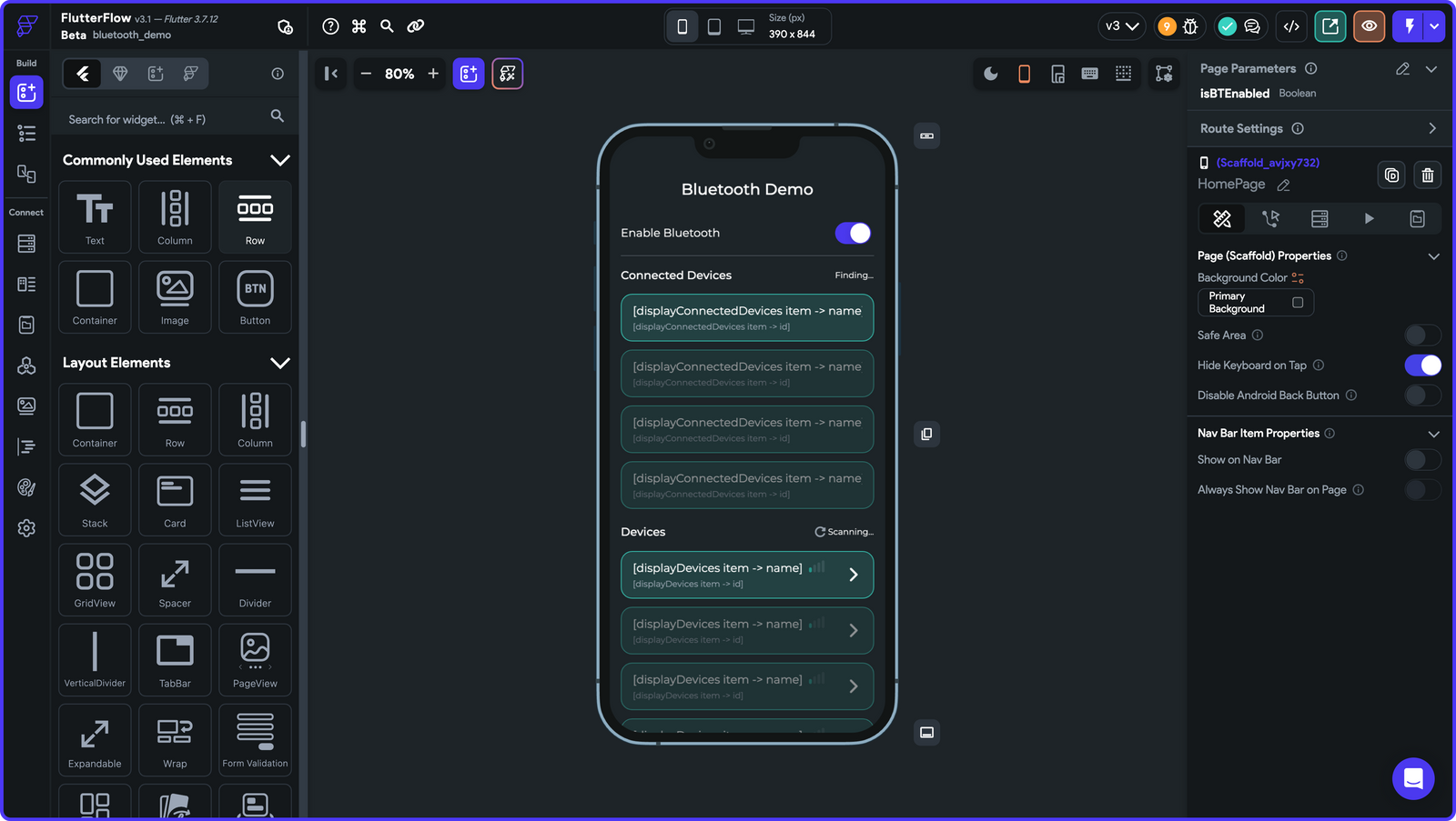Creating an App for Interacting with IoT Devices using BLE and FlutterFlow
