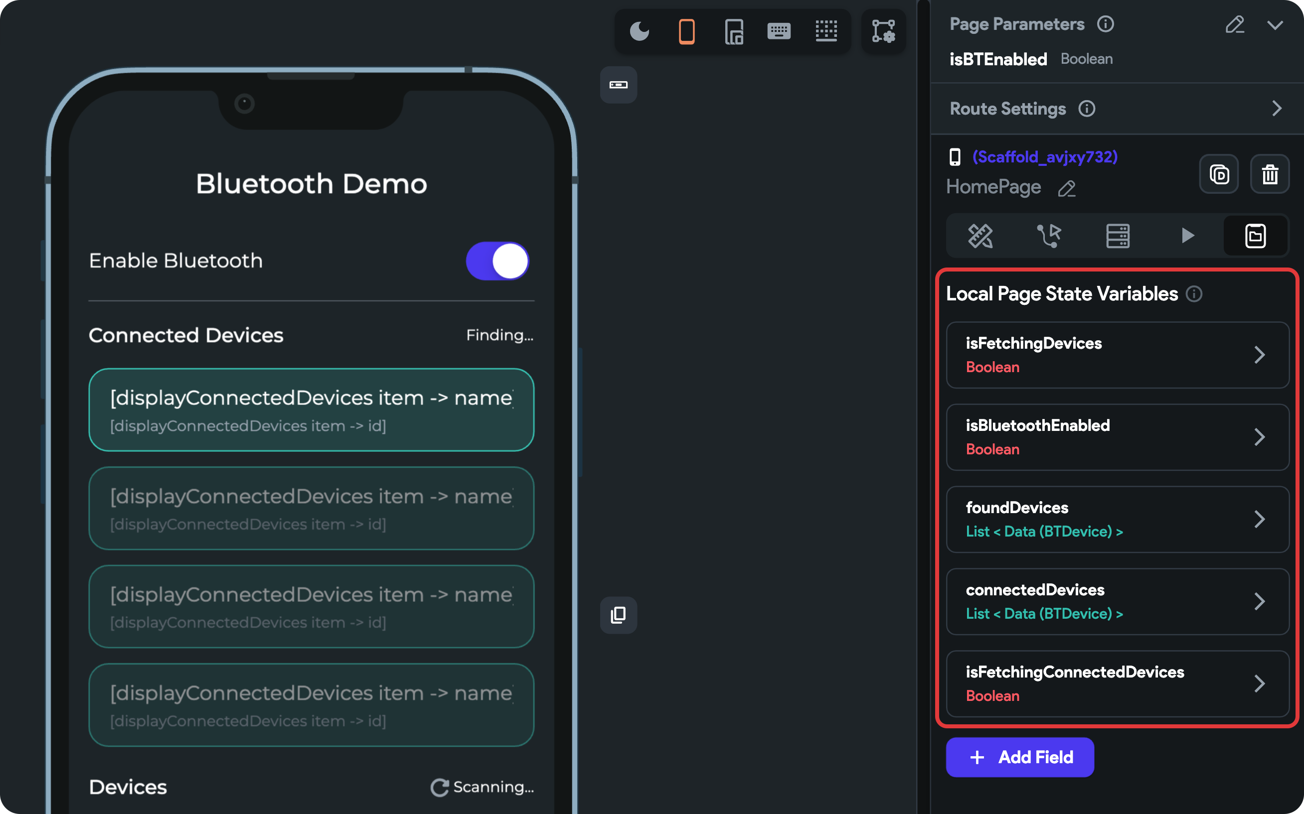 Creating An App For Interacting With Iot Devices Using Ble And Flutterflow