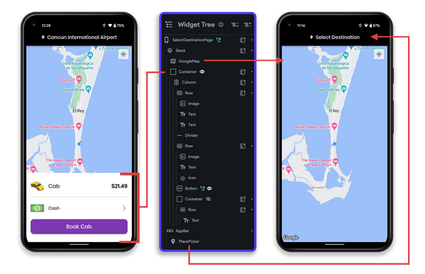 Live Tracking in Google Maps Using FlutterFlow and Firebase - Rider App